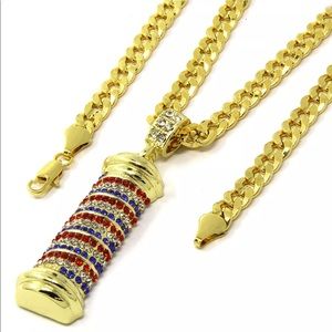 Accessories | Men Barber Shop Chain With Pendent | Poshmark